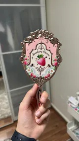 Strawberry Rococo Hand Mirror – Flower Knows