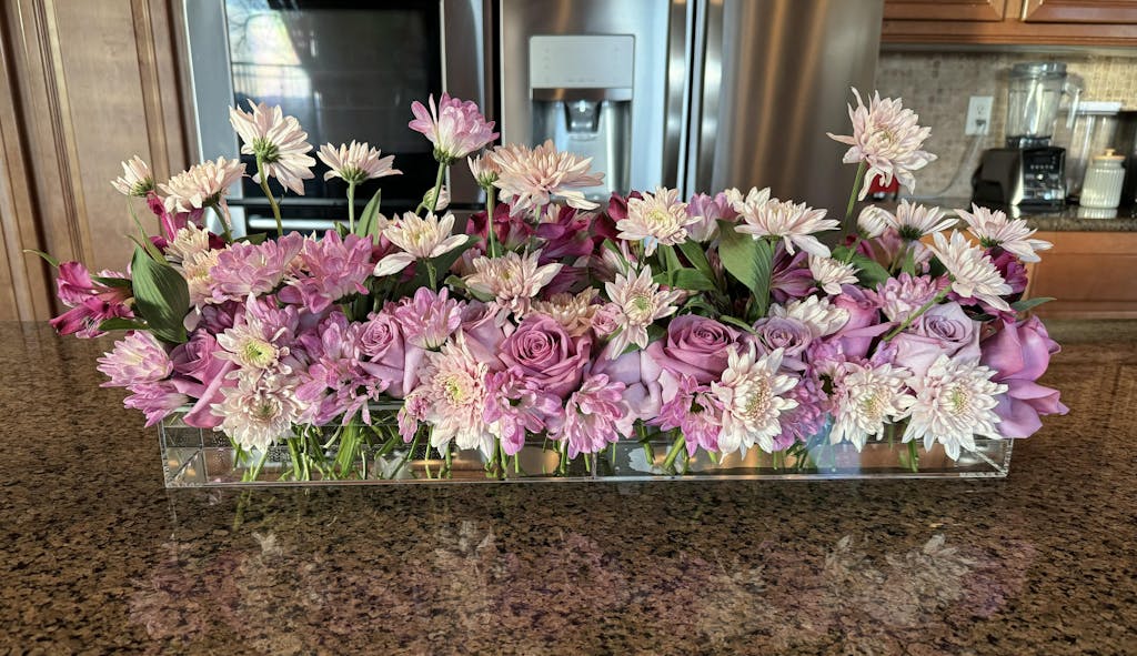 Rectangular Acrylic Floral Tray Runner| Foam Free Floristry – Flower ...