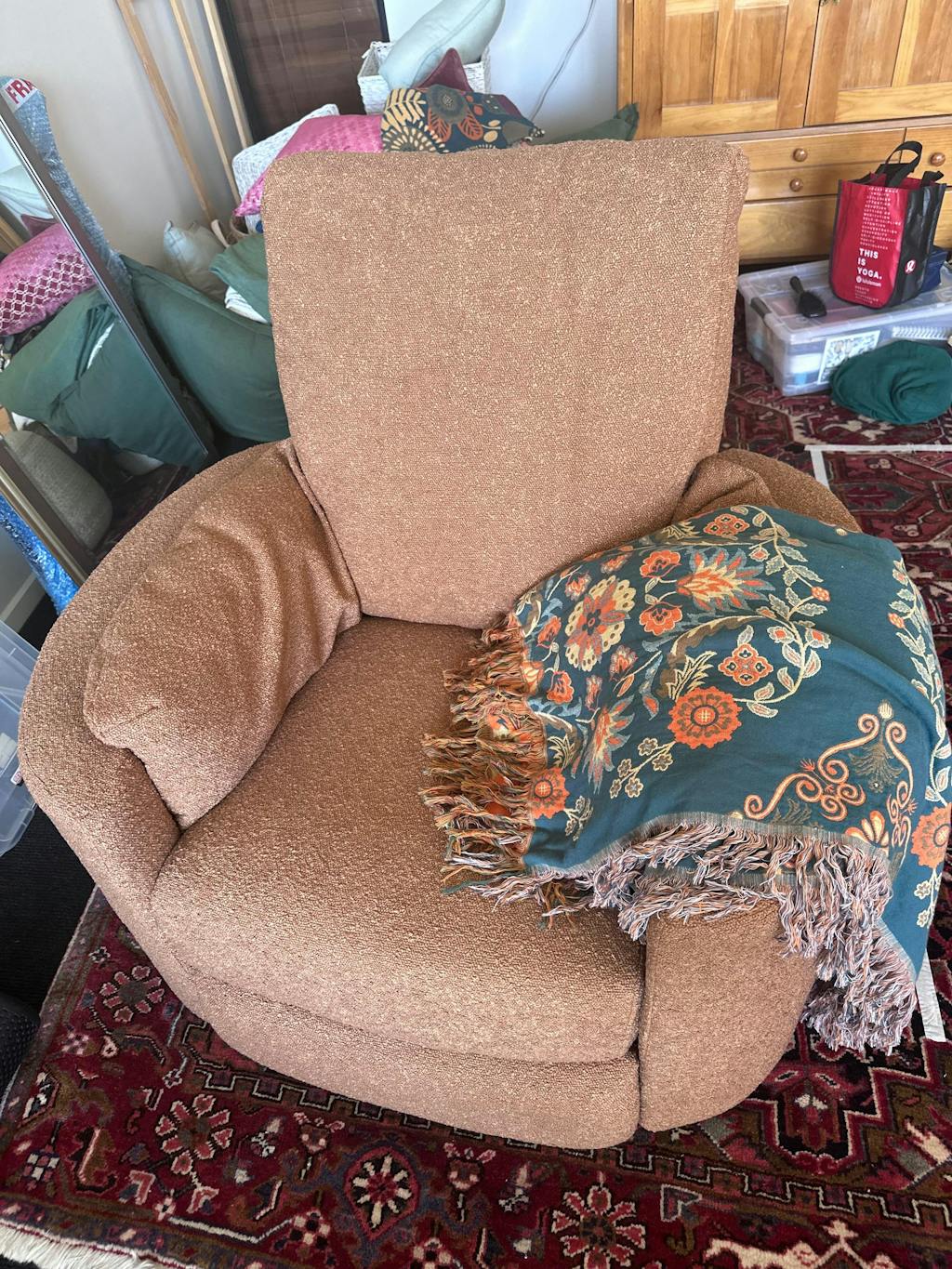 Fluff Daddy Recliner Arm Chair | Off White