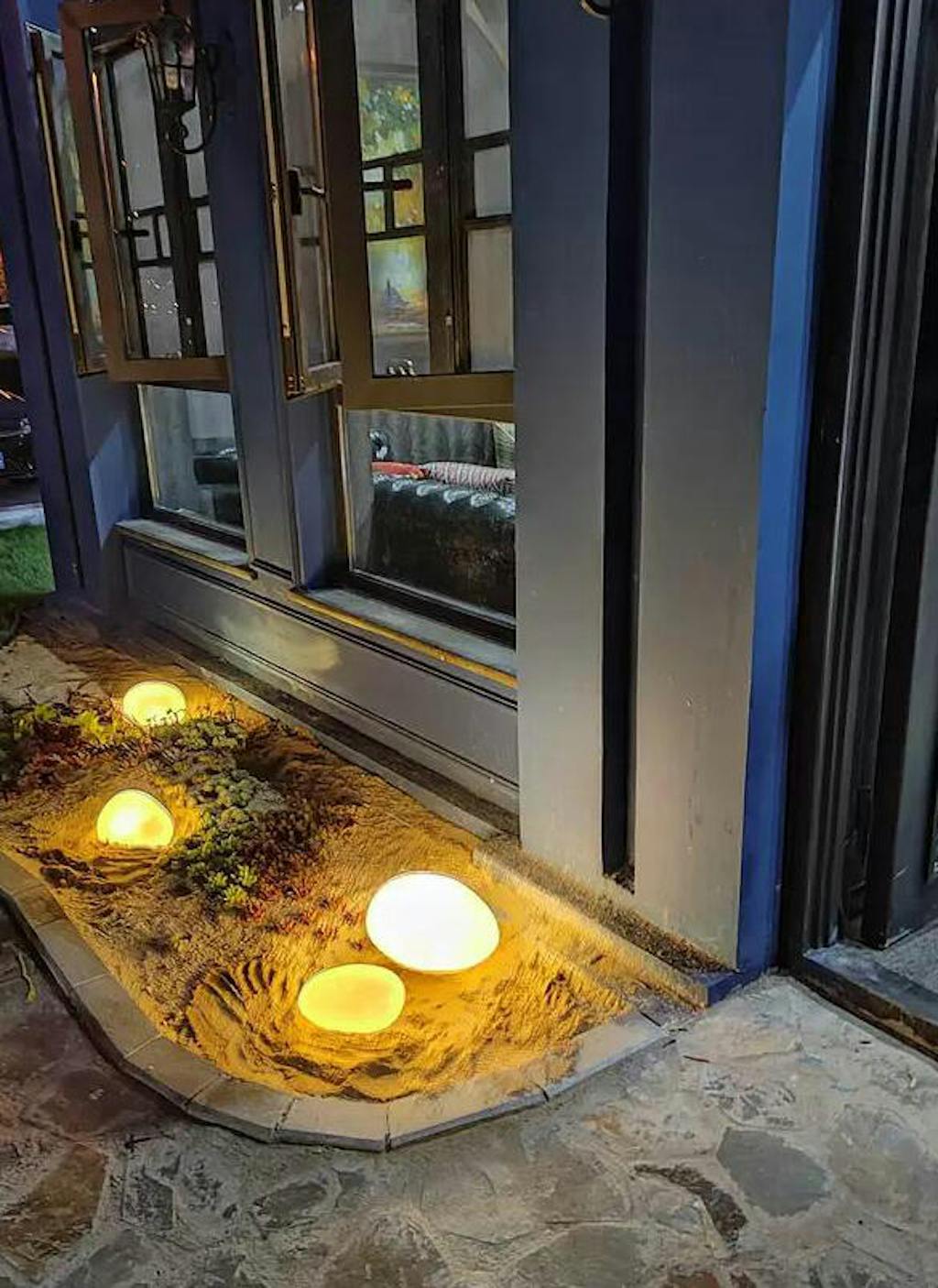 Cobblestone Waterproof LED Creative Lawn Lights Outdoor Landscape ...