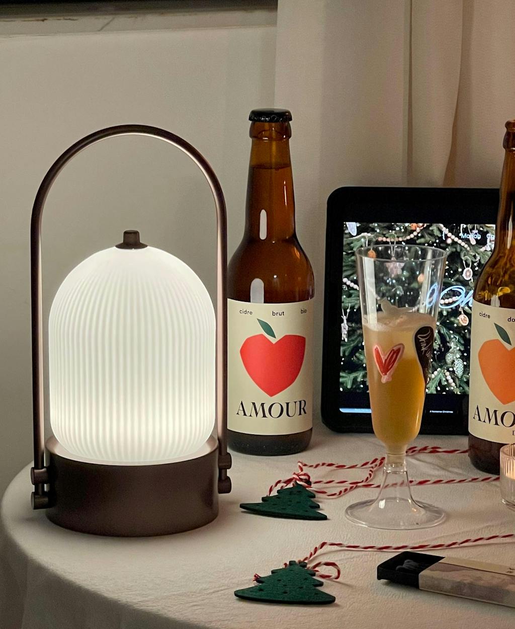 Touch Sensitive LED Dimmable Rechargeable Table Lamp Bell Shape Night ...