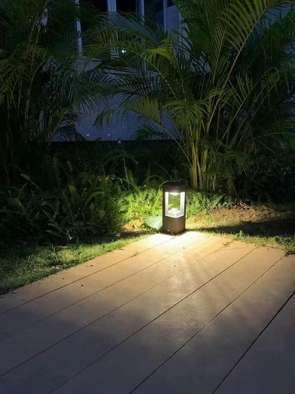 Waterproof Rectangular Frame LED Outdoor Post & Column Lights ...
