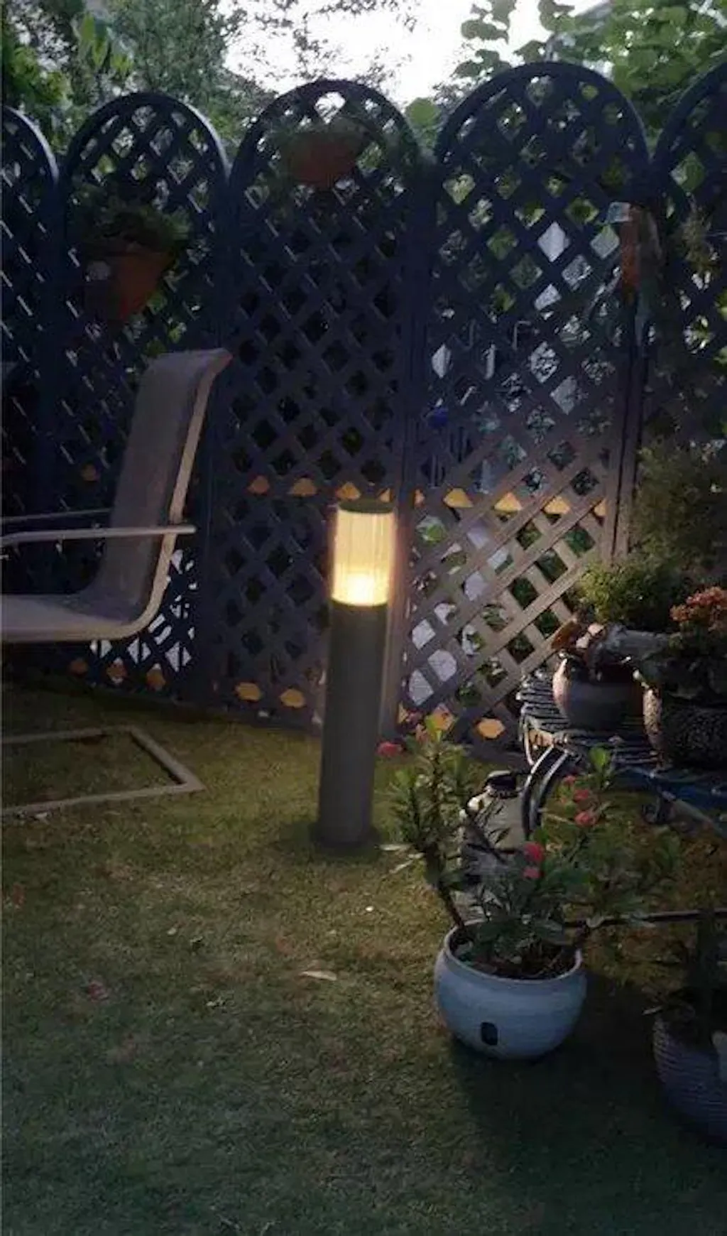 Modern Waterproof Cylinder Outdoor Garden LED Lawn Pillar Lights ...