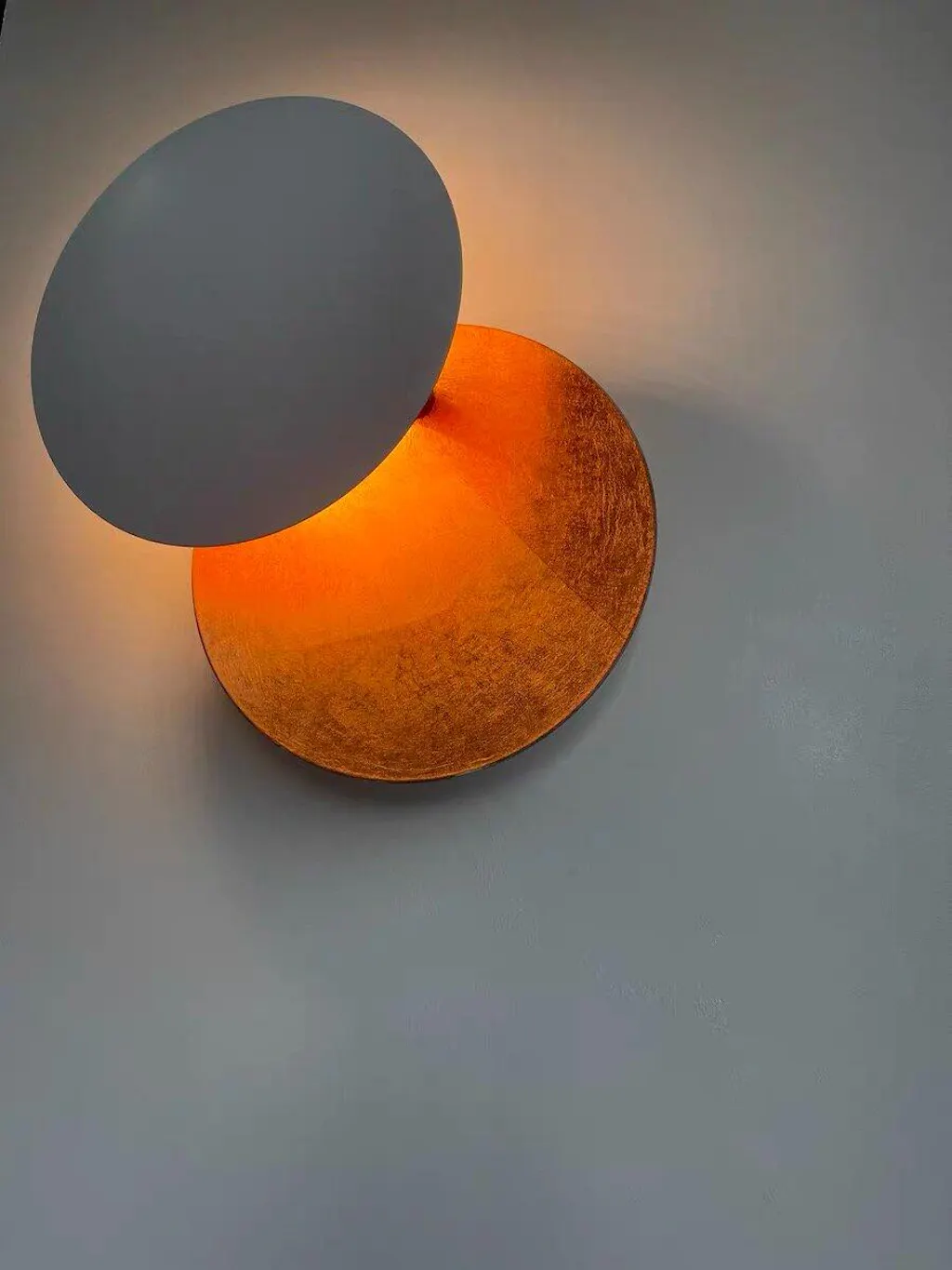 Nordic Postmodern Minimalist Wall Lamp Moon Eclipse Creative Wall ...