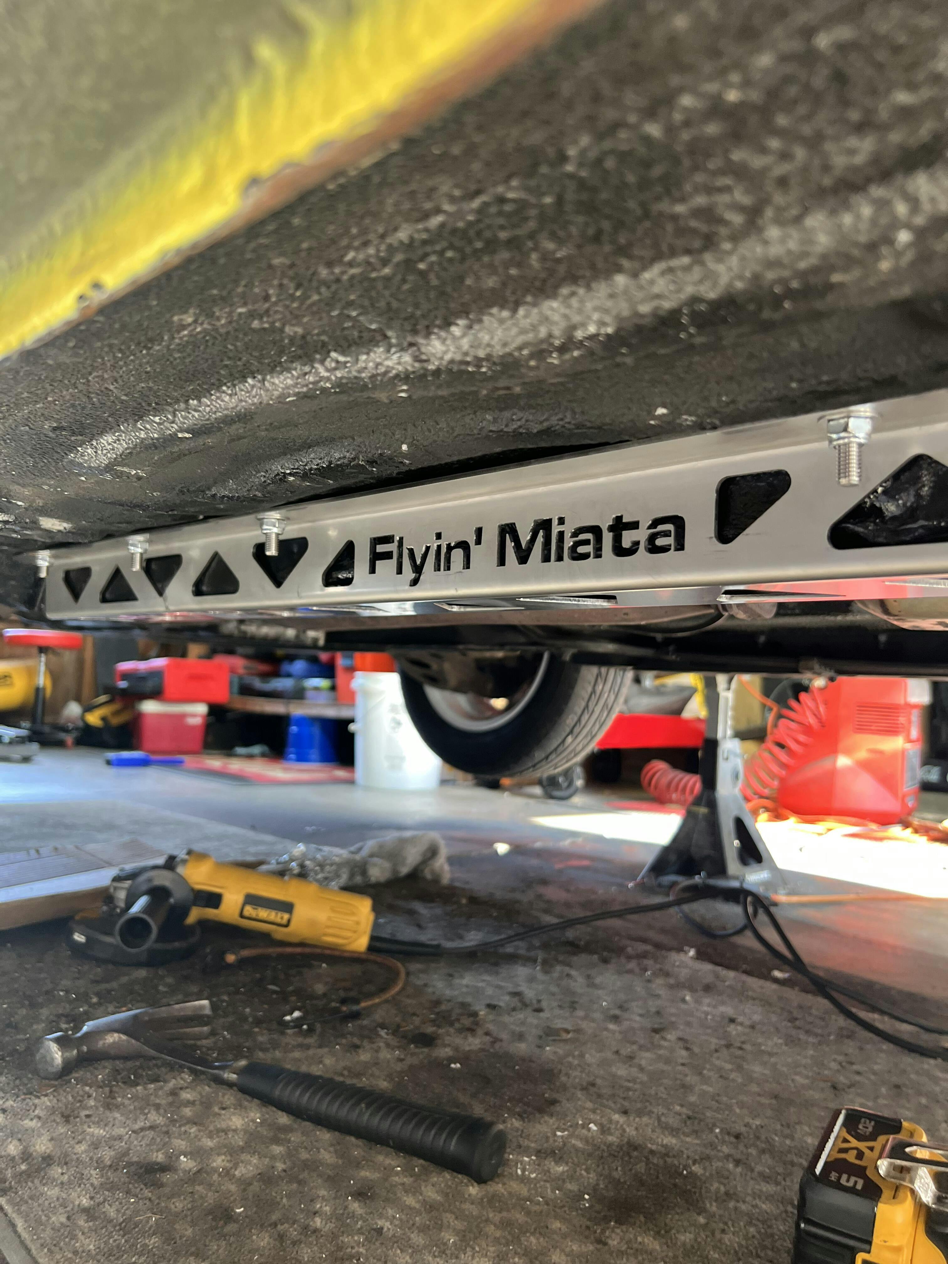 The original Miata frame rail reinforcements - and the most effective ...