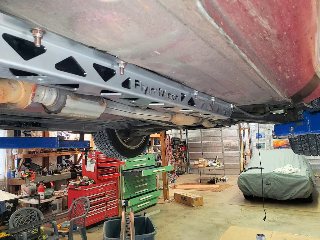 The original Miata frame rail reinforcements - and the most effective ...