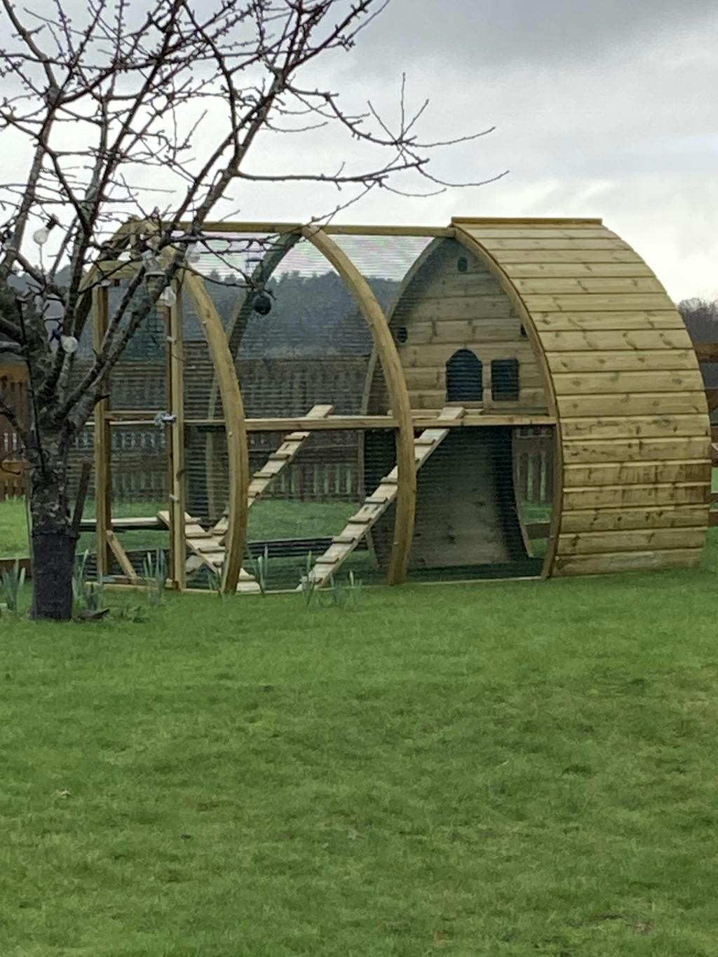 Arched Cat House and Run | Luxury Cat Houses made in UK
