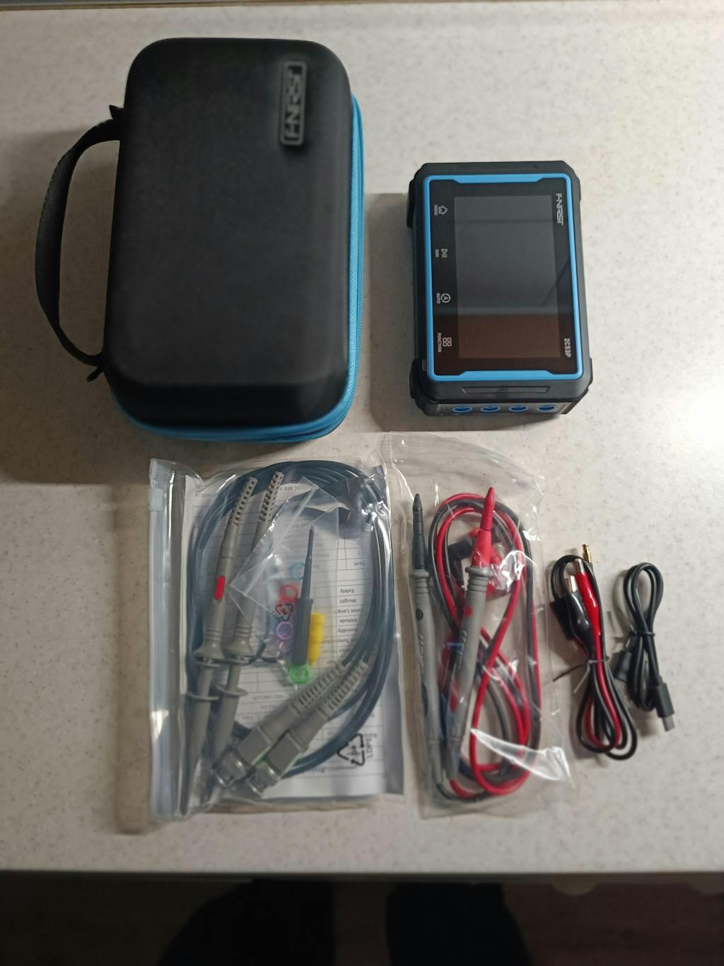 FNIRSI 2C53P 3-in-1 Dual Channel Tablet Oscilloscope + Multimeter ...