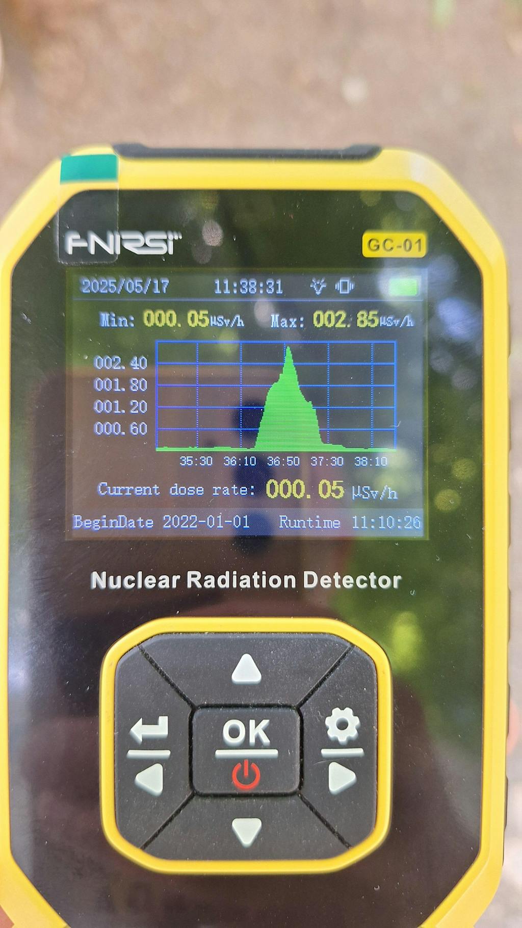 FNIRSI GC-01 Nuclear Radiation Detector