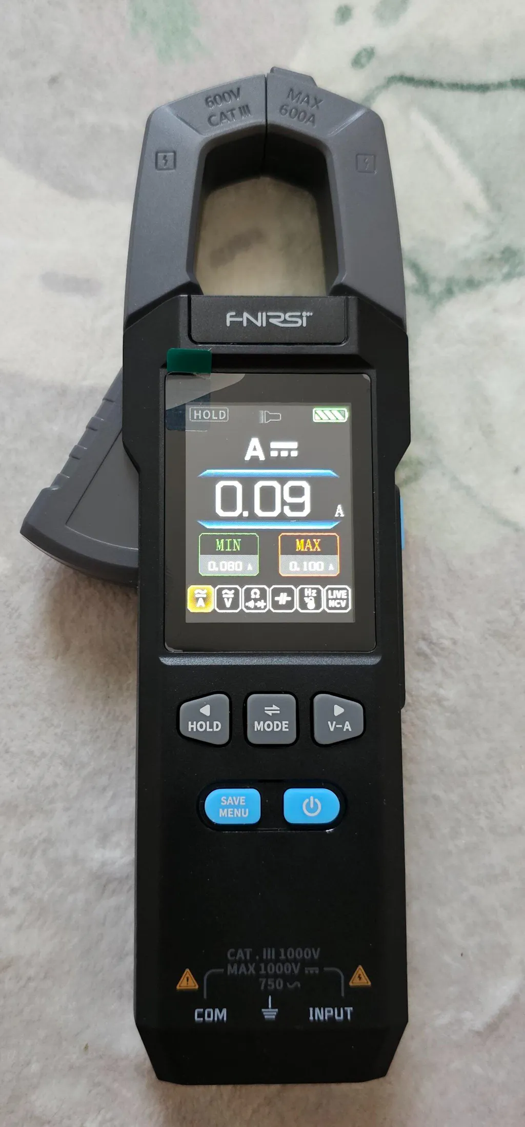 FNIRSI® DMC-100 DC AC Current Voltage Clamp Meter Digital Multimeter