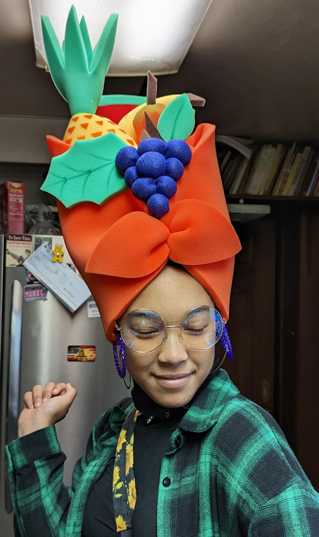 Carmen Miranda Hat - Fruit Basket Hat, Party Girl Hat |Foam Party Hats