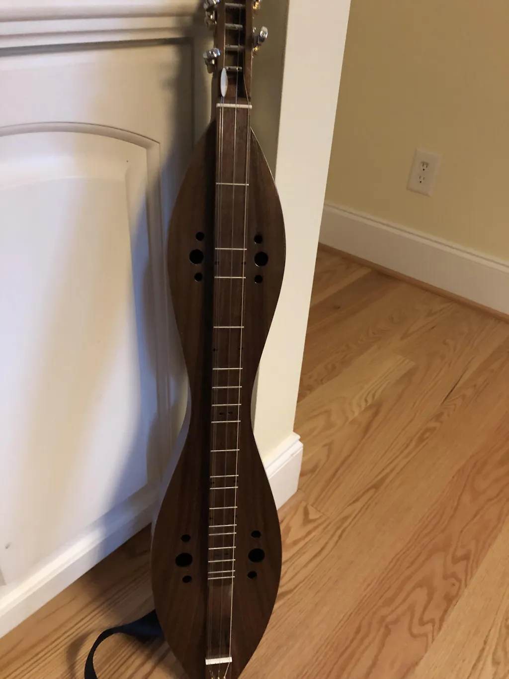 Hourglass Dulcimer Kit - Black Walnut | Folkcraft Instruments