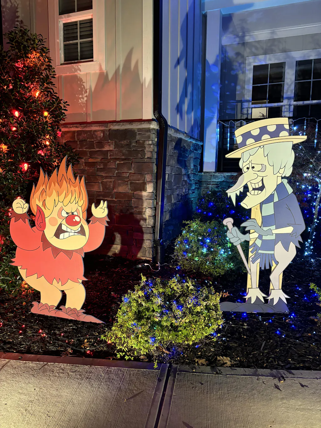 Heat and Cold Miser brothers cutouts 61" tall – Foolish Mortal Art