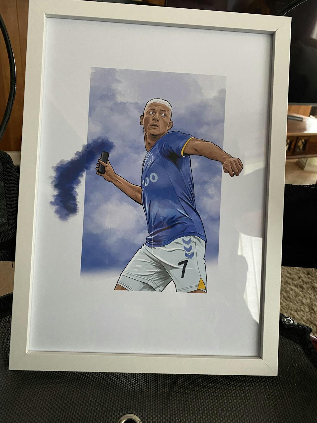 Richarlison Poster | Just Doodlin – Forever Everton