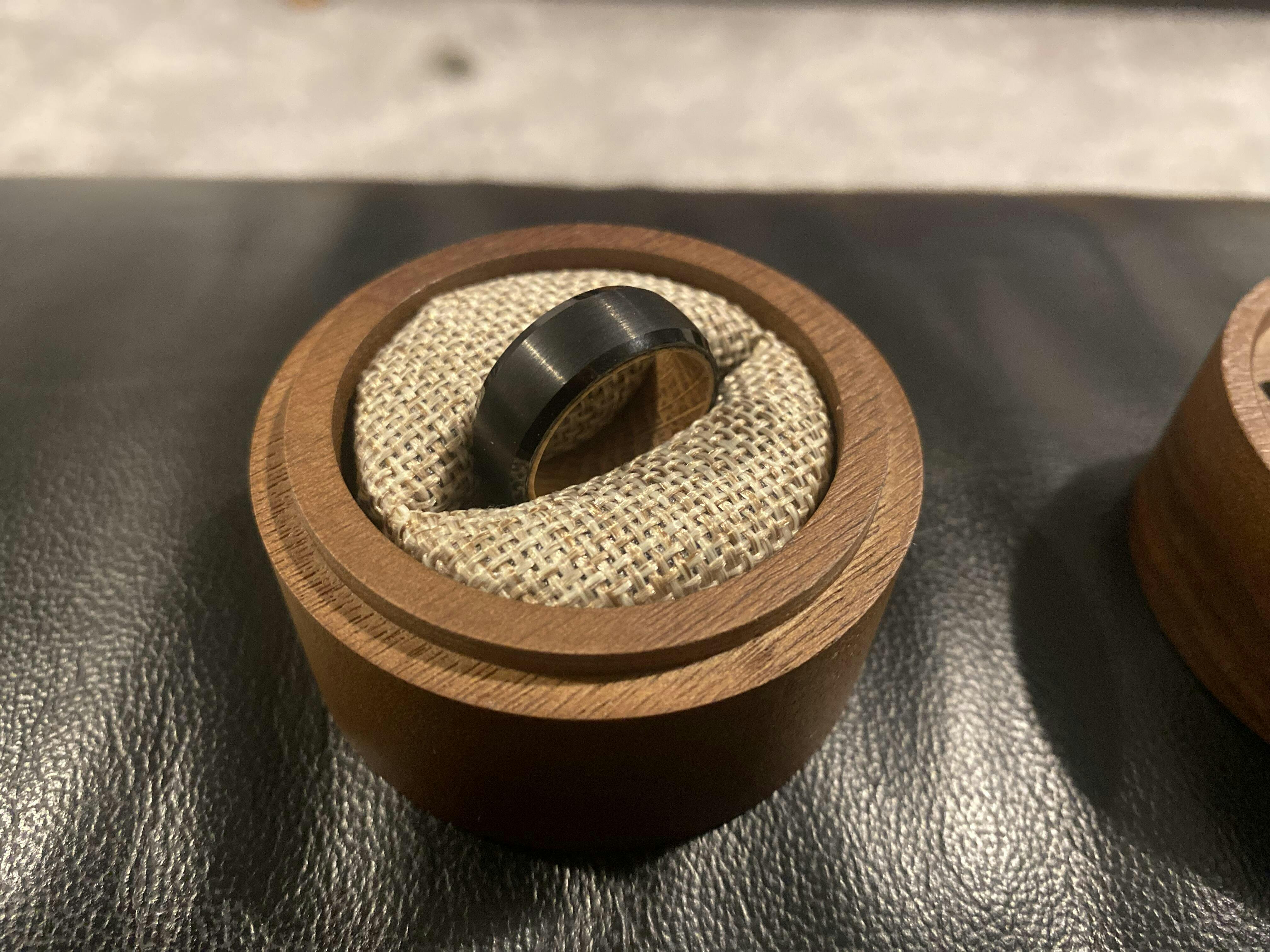Speyside | Tungsten Whisky Barrel Wedding Band | Forge & Lumber – Forge and lumber