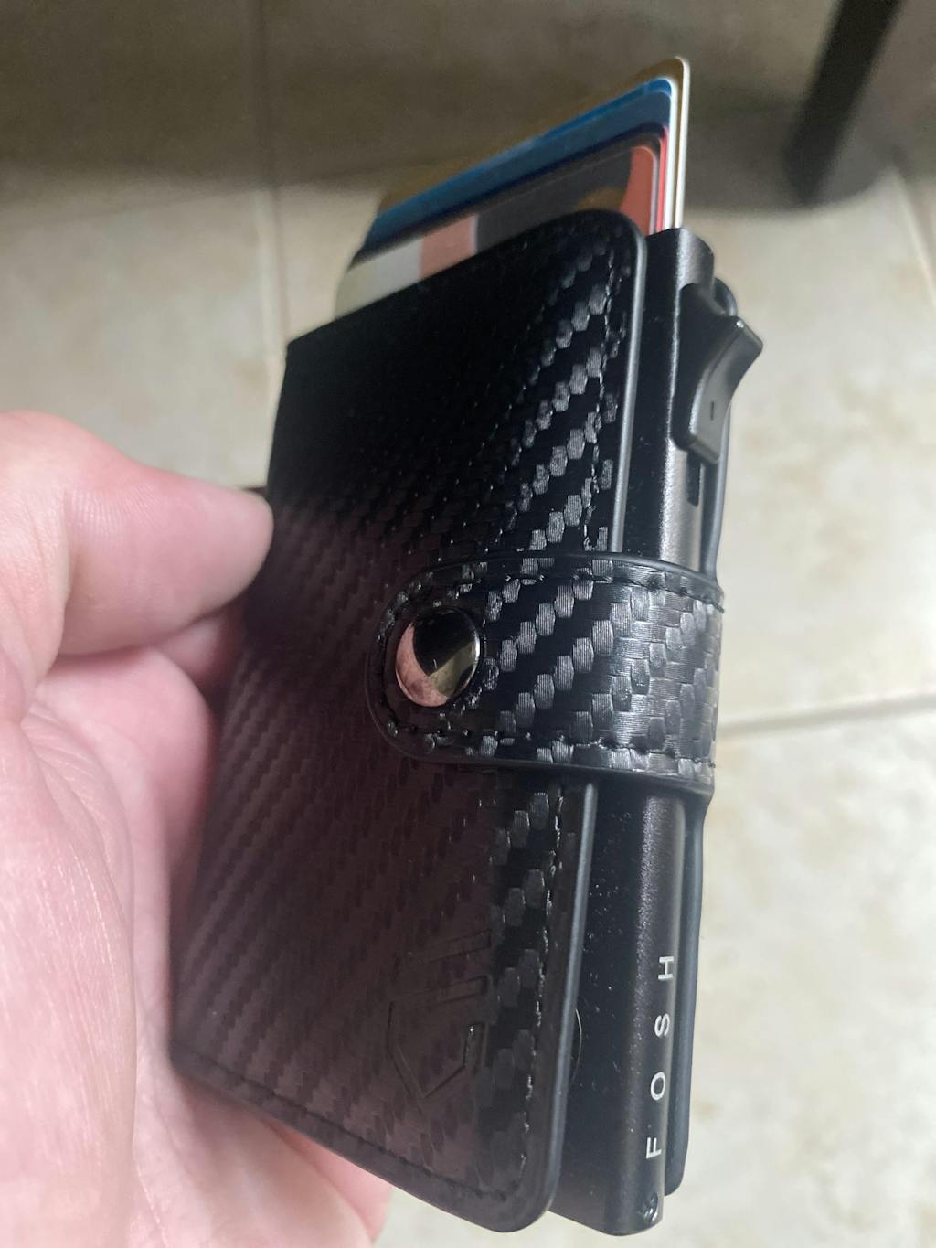 The Bolt - Automatic Wallet | RFID Blocking Automatic Popup Wallet - FOSH