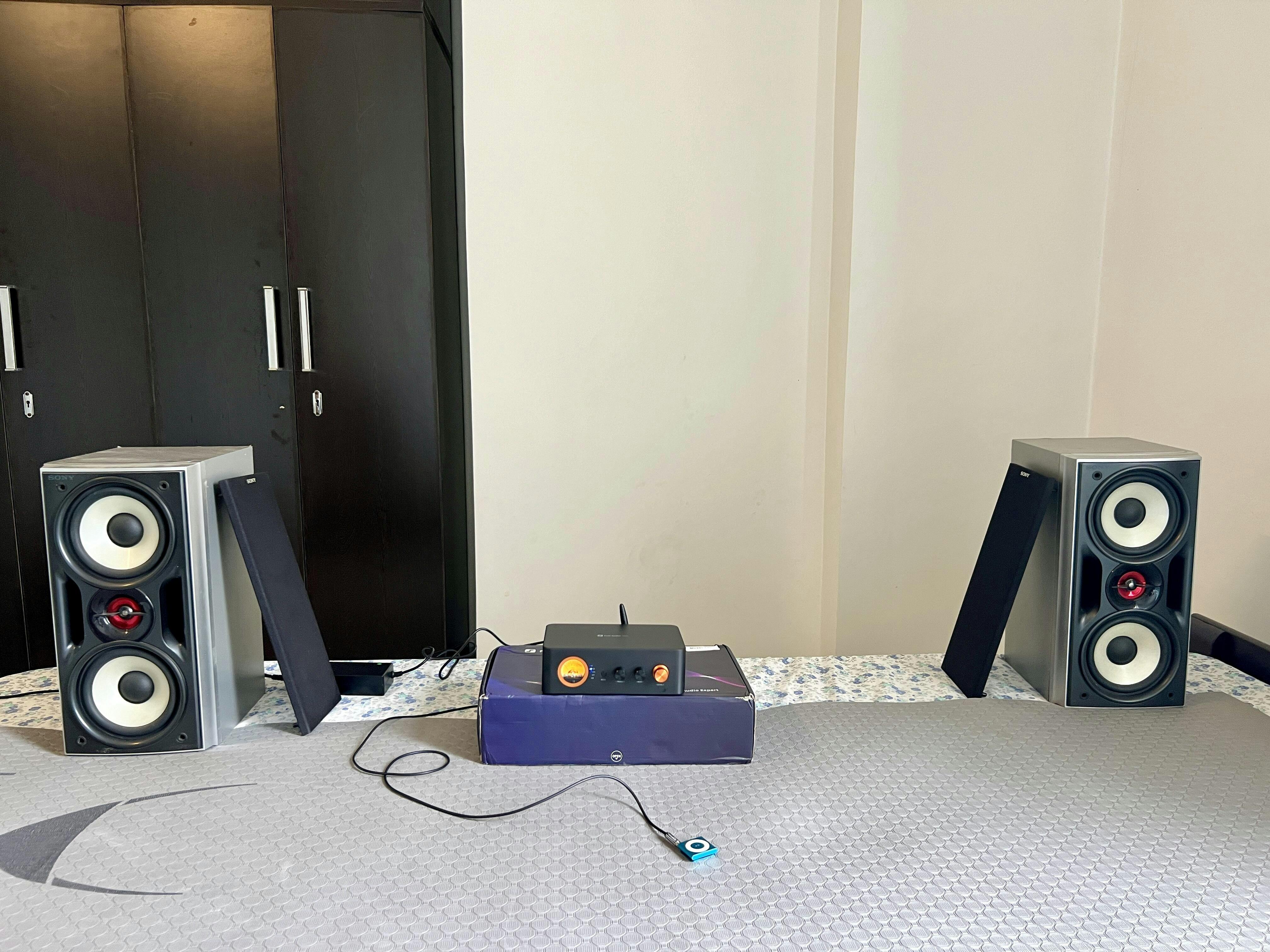 Fosi Audio MC351 2.1 Channel Integrated Amplifier with DAC, VU Meter a