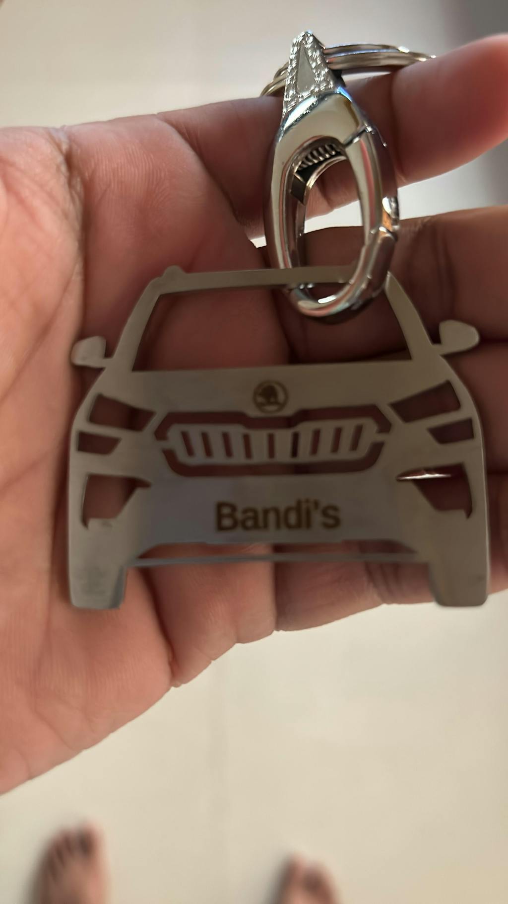 Personalised Car Keychain – Foundation Gift