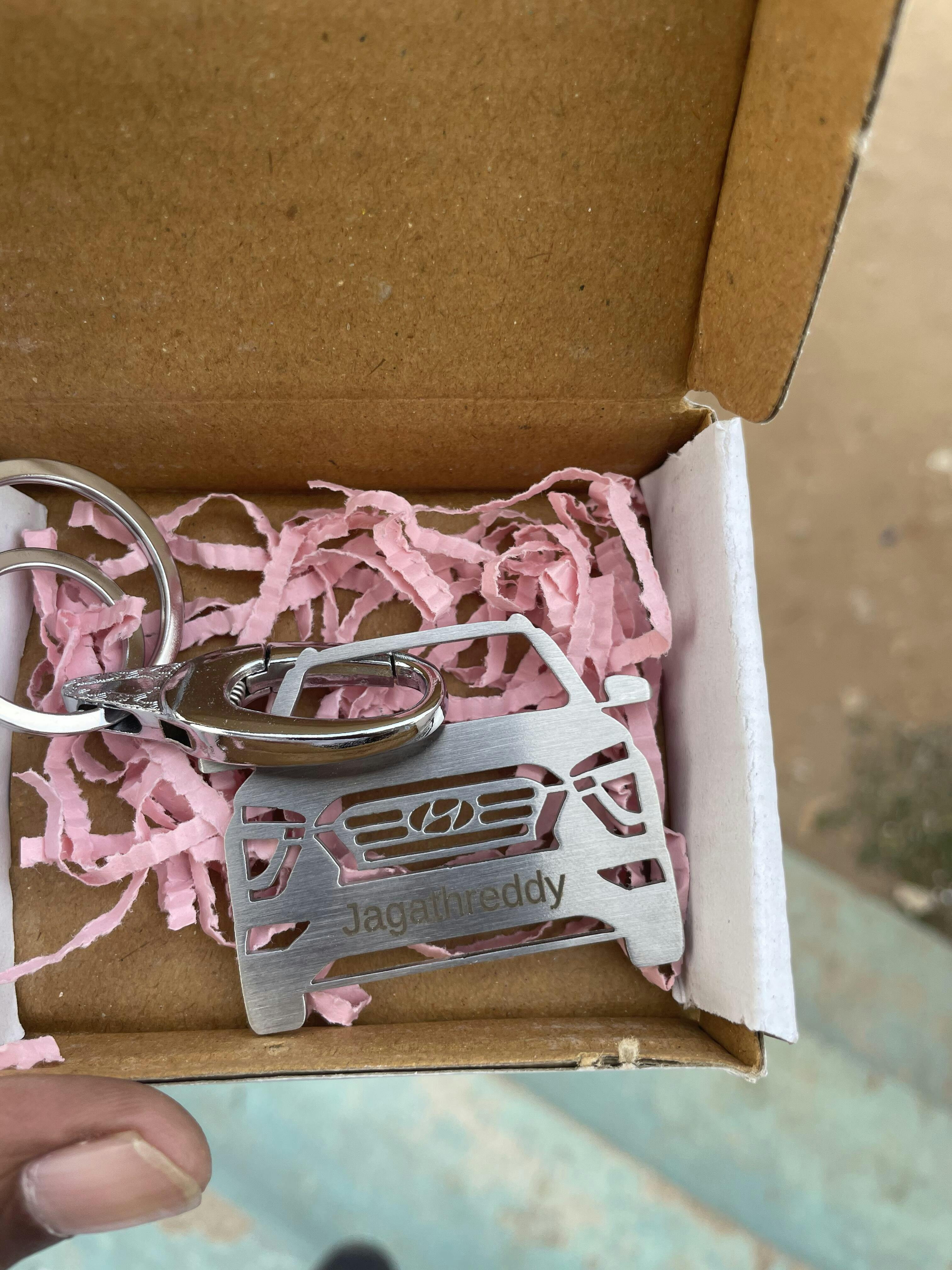 Personalised Car Keychain – Foundation Gift