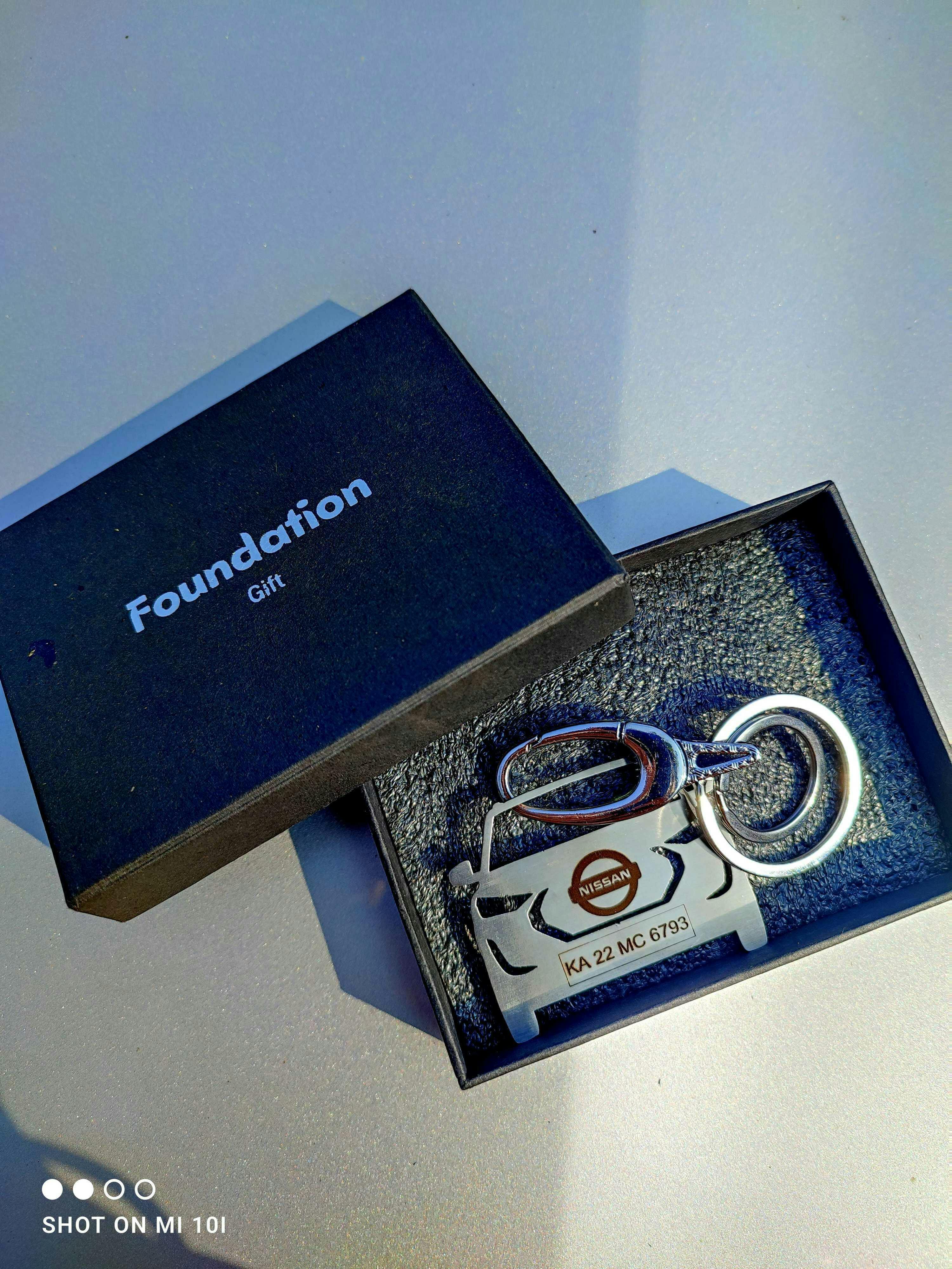 Personalised Car Keychain – Foundation Gift