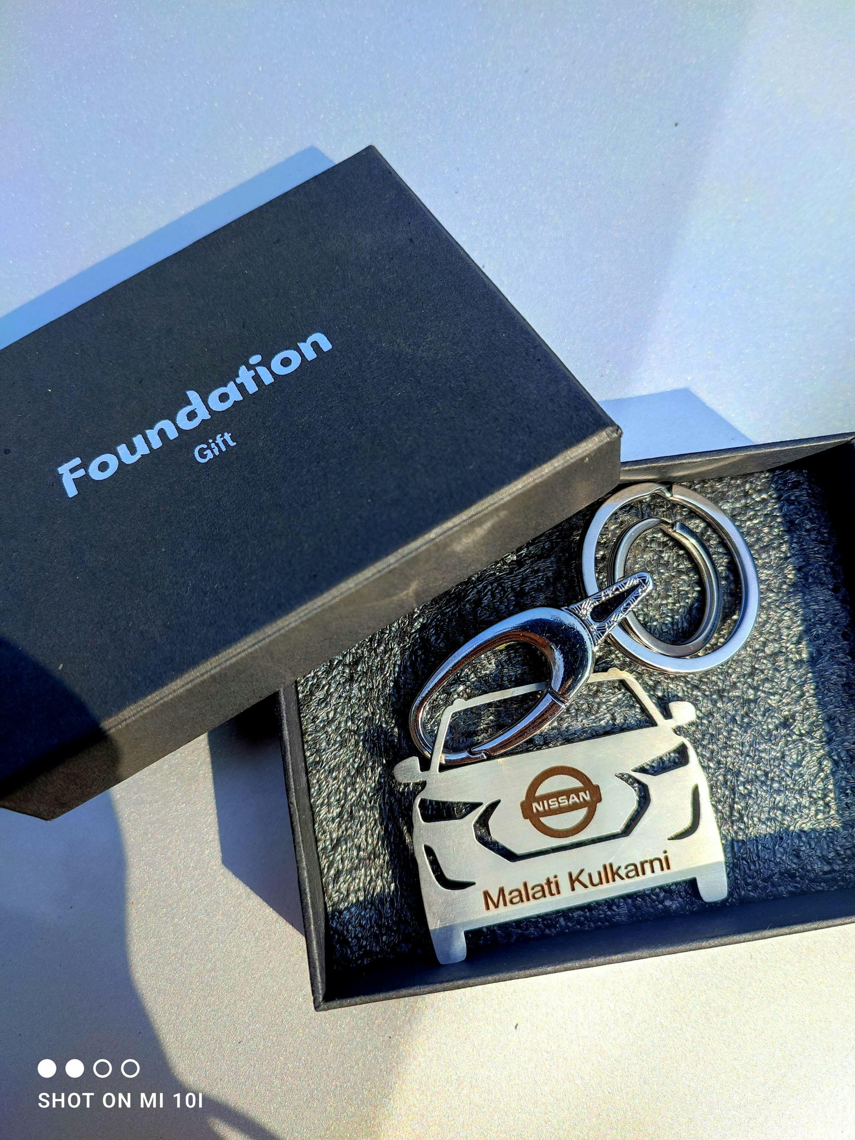Personalised Car Keychain – Foundation Gift