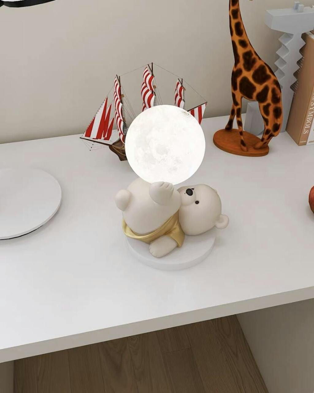 Teddy Bear Touch Lamp: Table Lamp For Children's Room, Night Light ...