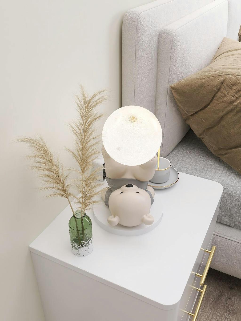 Teddy Bear Touch Lamp: Table Lamp For Children's Room, Night Light ...