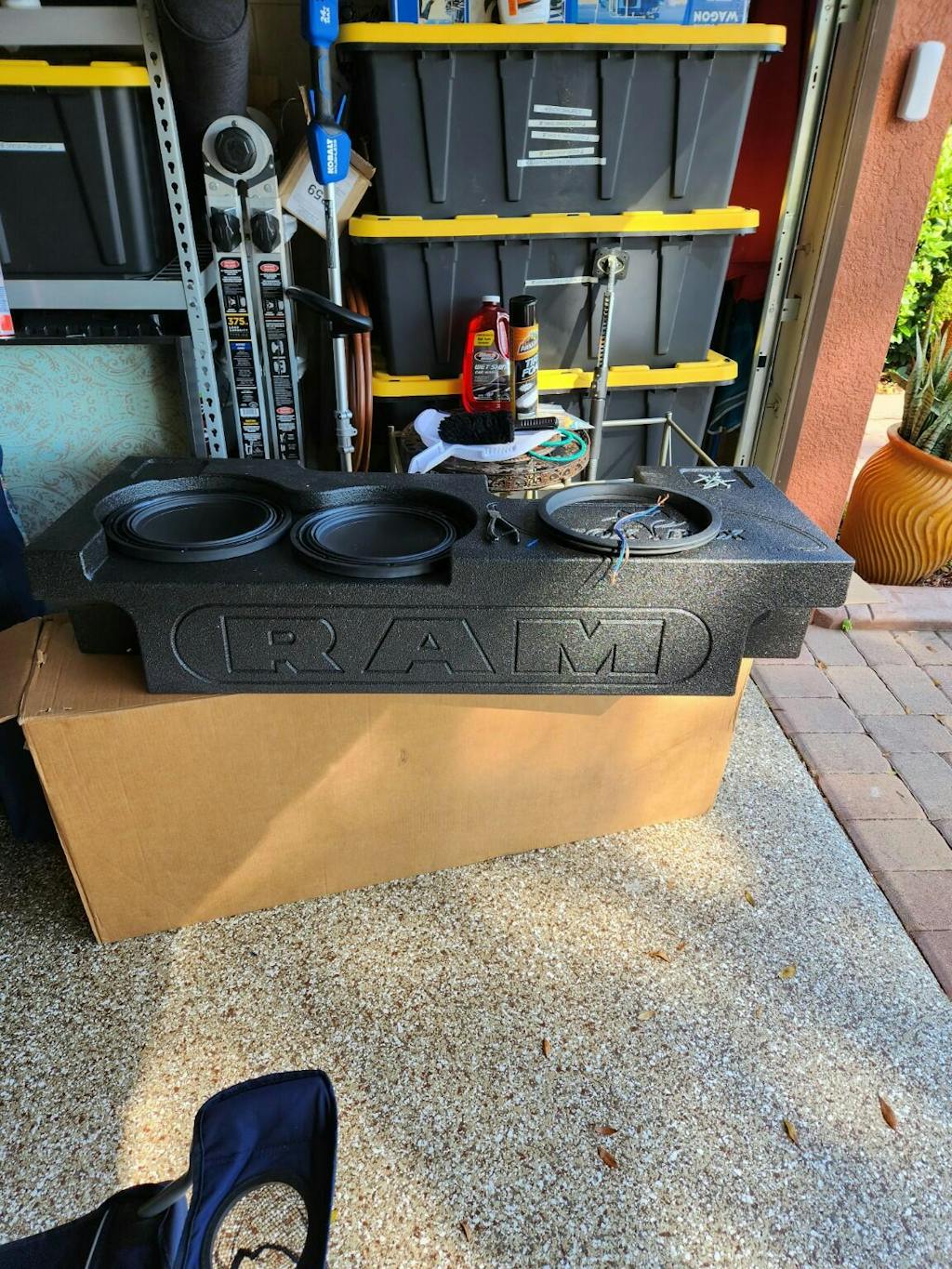 2019+ RAM CREW CAB 2-12" VENTED SUB BOX v2 – FOX ACOUSTICS