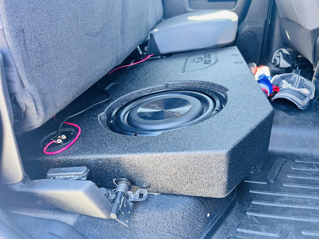 DODGE RAM QUAD & CREW CAB 1-12" VENTED SUB BOX – FOX ACOUSTICS
