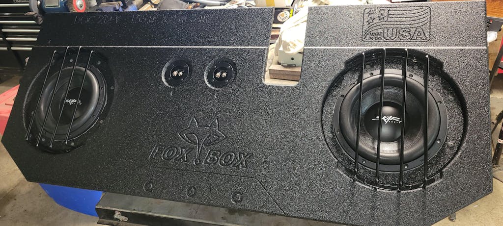 DODGE RAM QUAD & CREW CAB 2-12" OR 2-10" VENTED – FOX ACOUSTICS