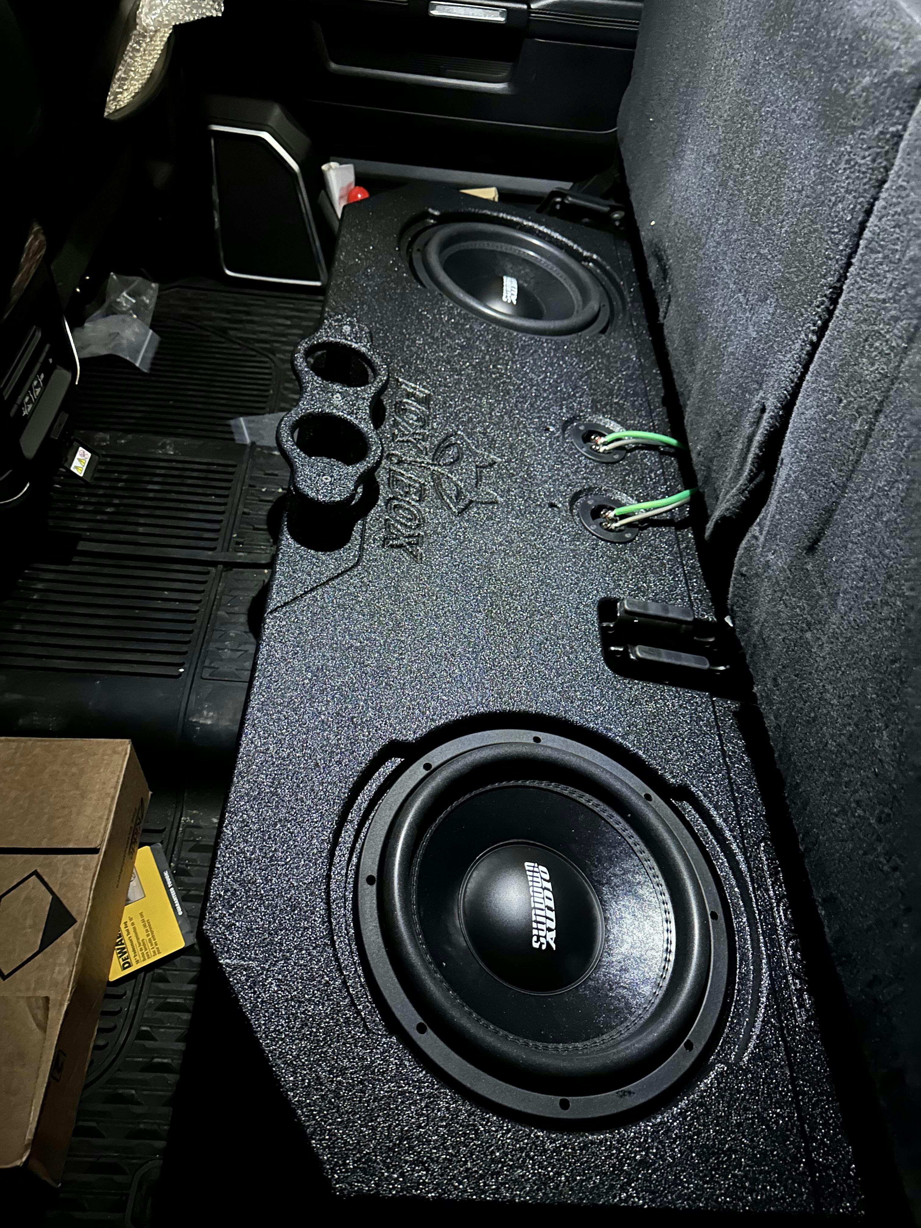 DODGE RAM QUAD & CREW CAB 2-12" OR 2-10" VENTED – FOX ACOUSTICS