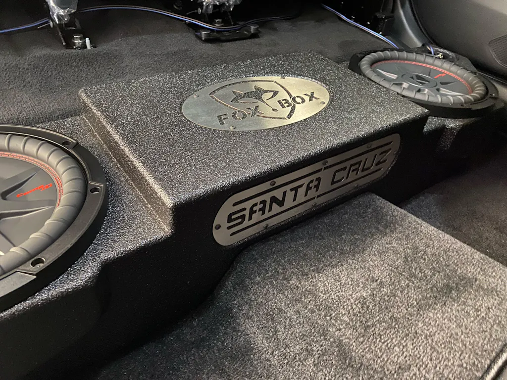 HYUNDAI SANTA CRUZ DUAL 10" SEALED SUB BOX – FOX ACOUSTICS