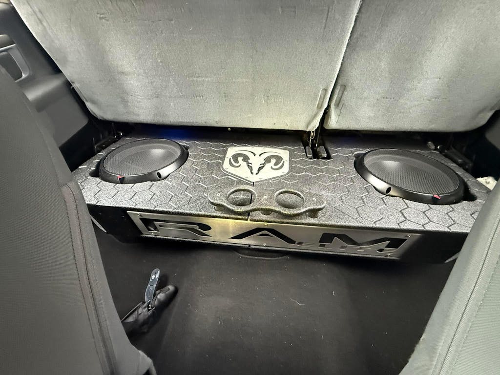 DODGE RAM QUAD & CREW CAB 2-12" VENTED ELITE WITH 2.5" LIFT – FOX ACOUSTICS