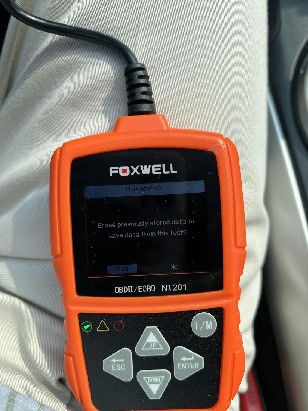 Foxwell NT201 Check Engine Light, Read and Clear Fault Codes, Live Dat