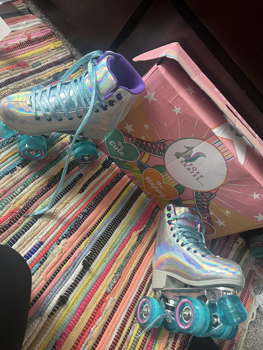 FoxySkates Dazzling Disco Ball Premium Women's Roller Skates ...
