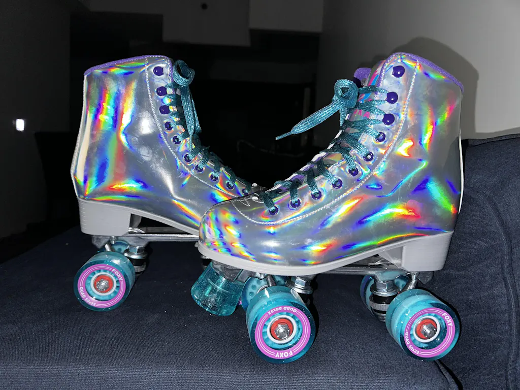 FoxySkates Dazzling Disco Ball Premium Women's Roller Skates ...