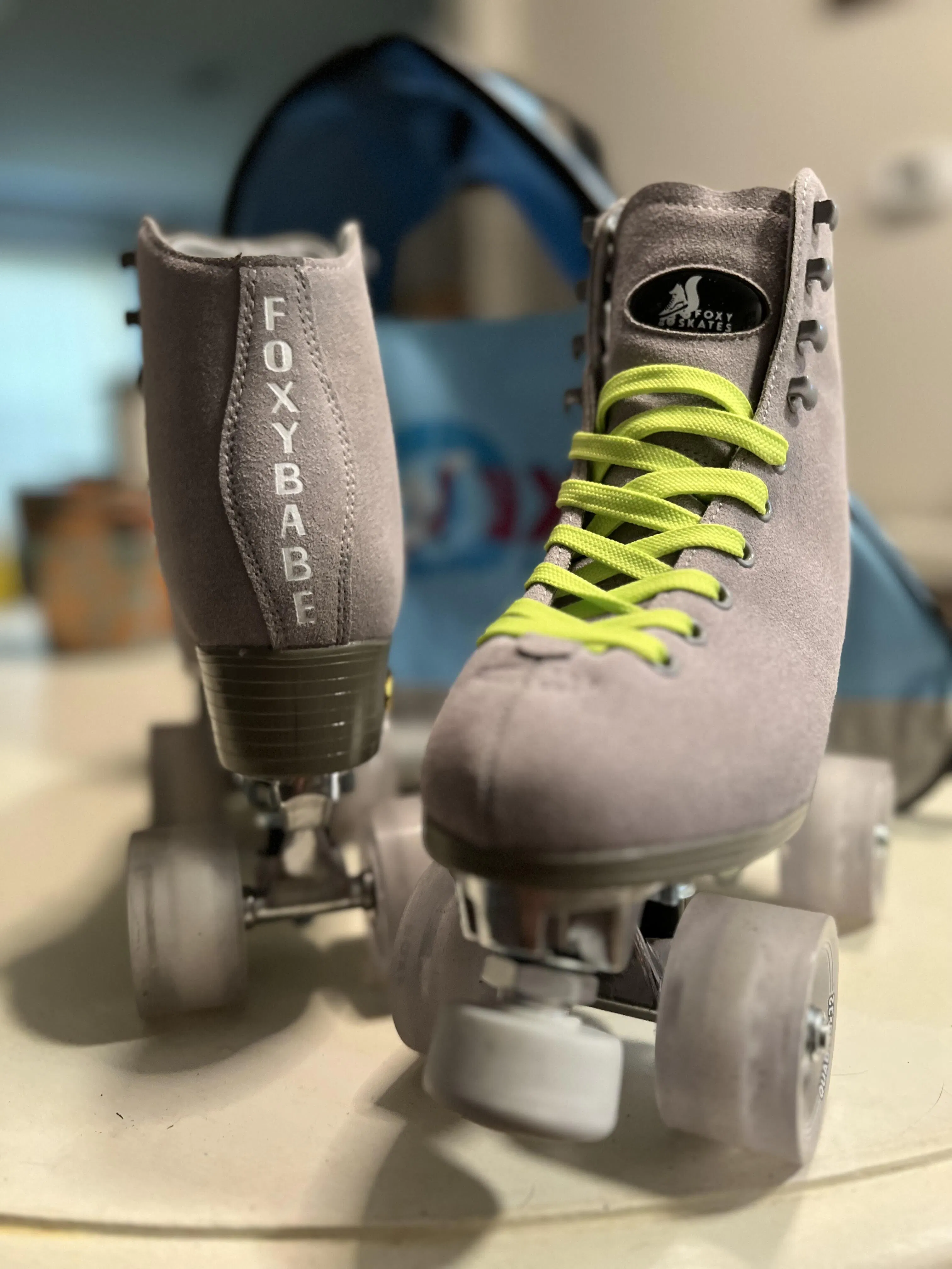 FoxySaktes Cool Grey Premium Women's Roller Skates#N#– FoxySkates.com
