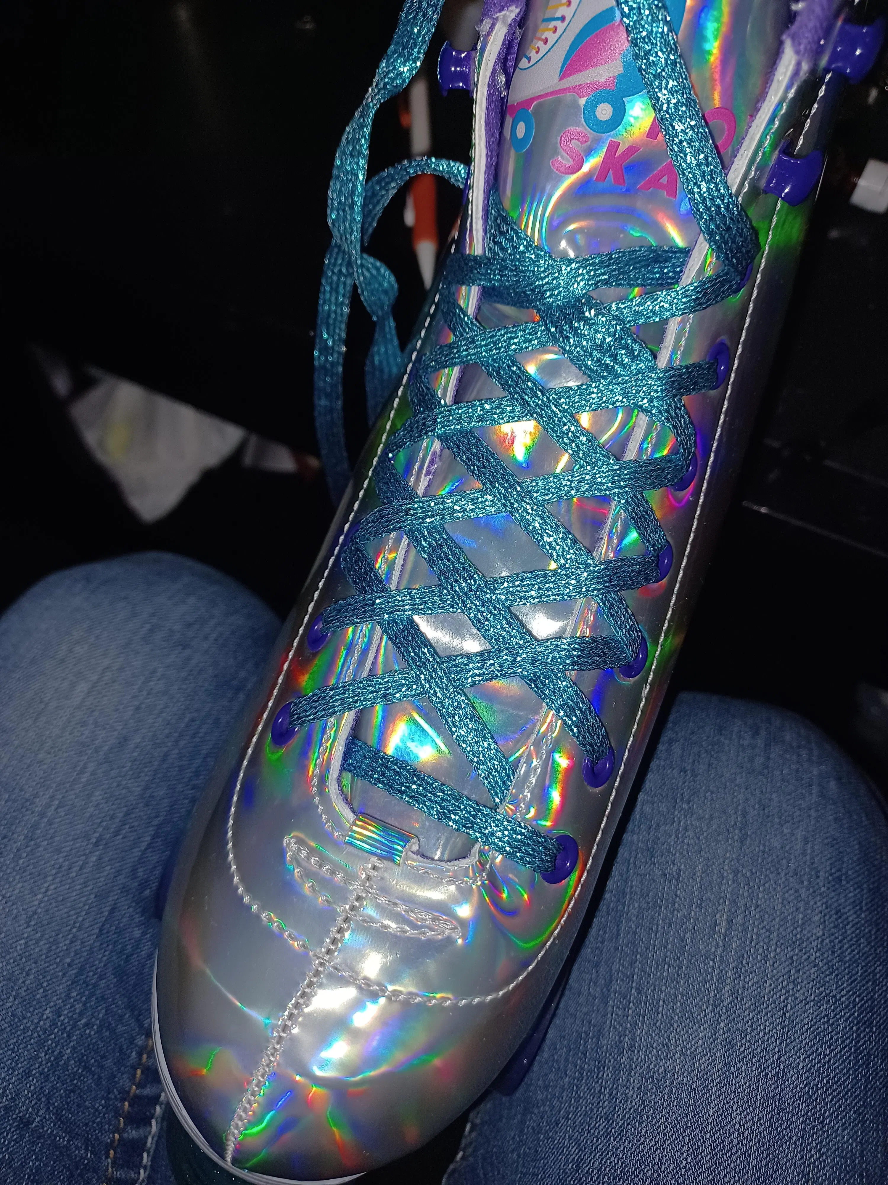 FoxySkates Dazzling Disco Ball Premium Women's Roller Skates ...