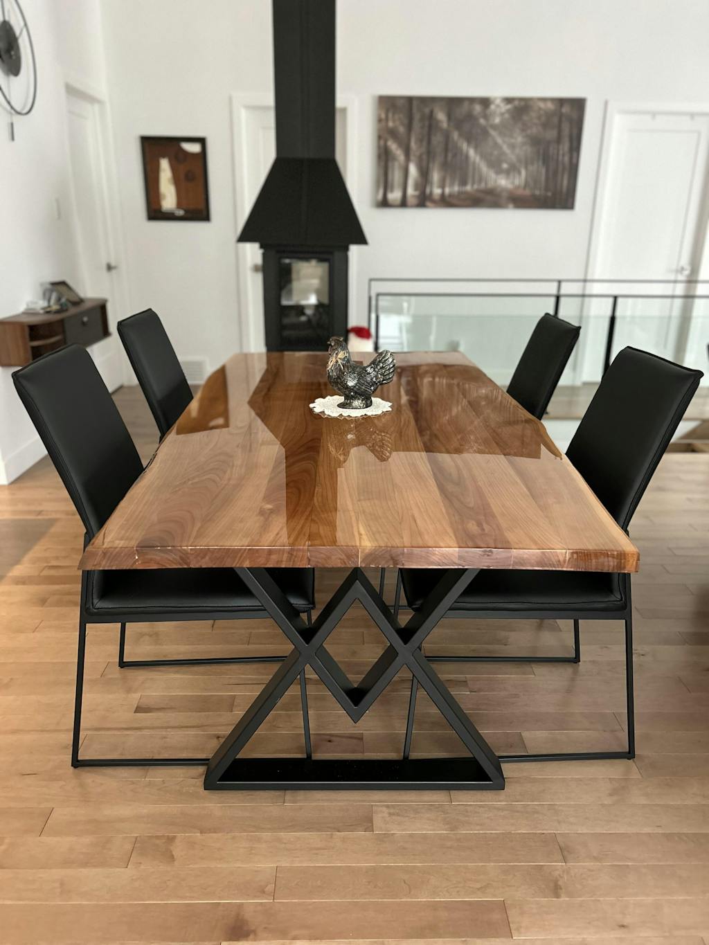 16” X Shape Furniture Legs with Cross Brace — Fractal Designs Inc