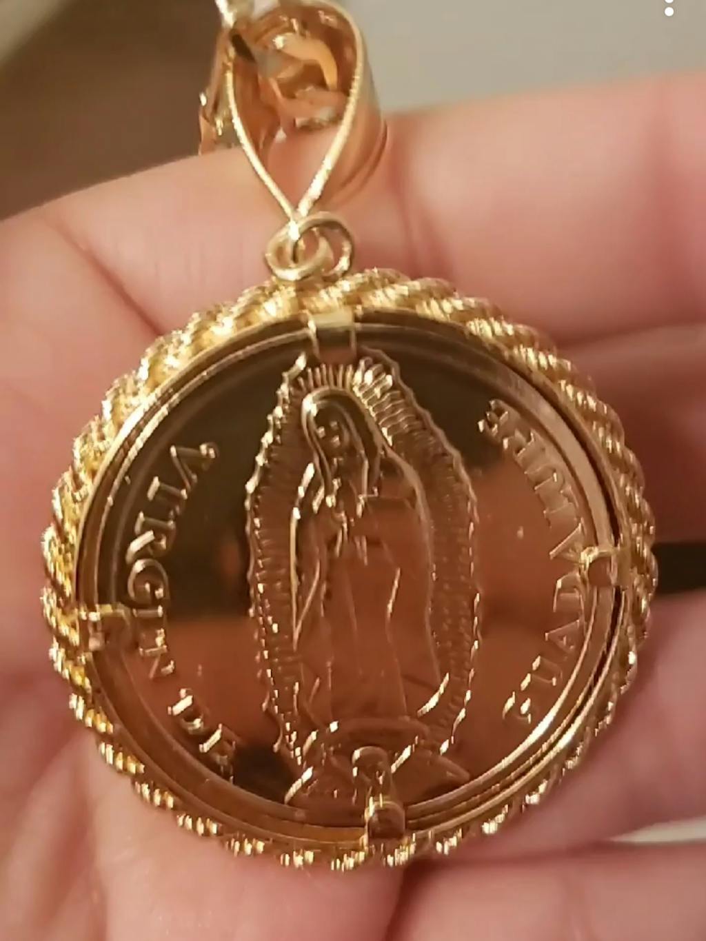 Centenario Gold Plated Coin Chain Pendants by Fran & Co. Jewelry