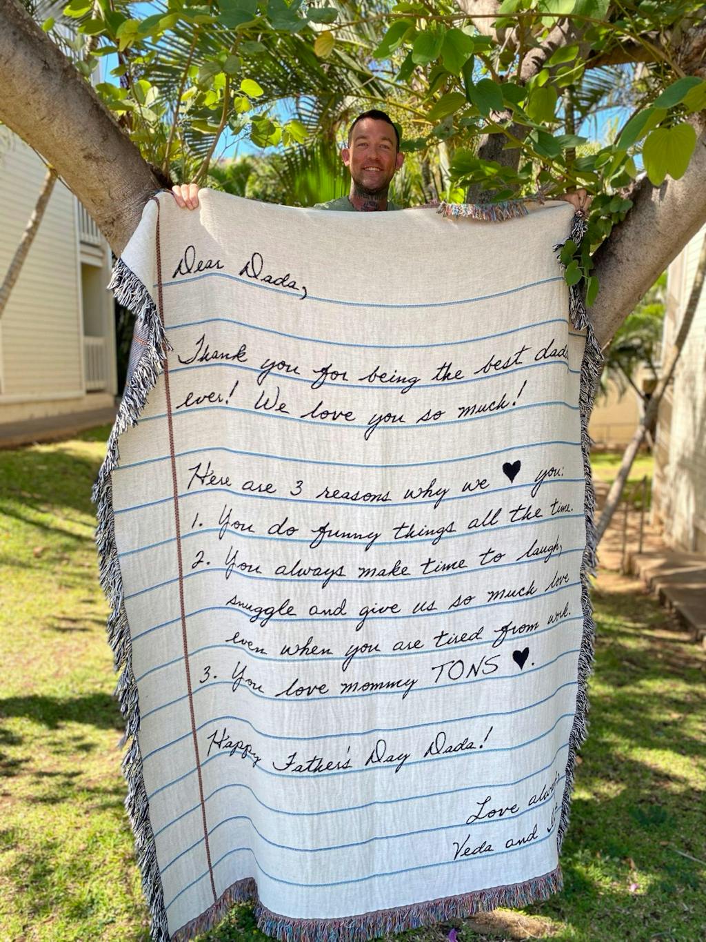 Love Letter Blanket: Typewriter - Frankie Print Co