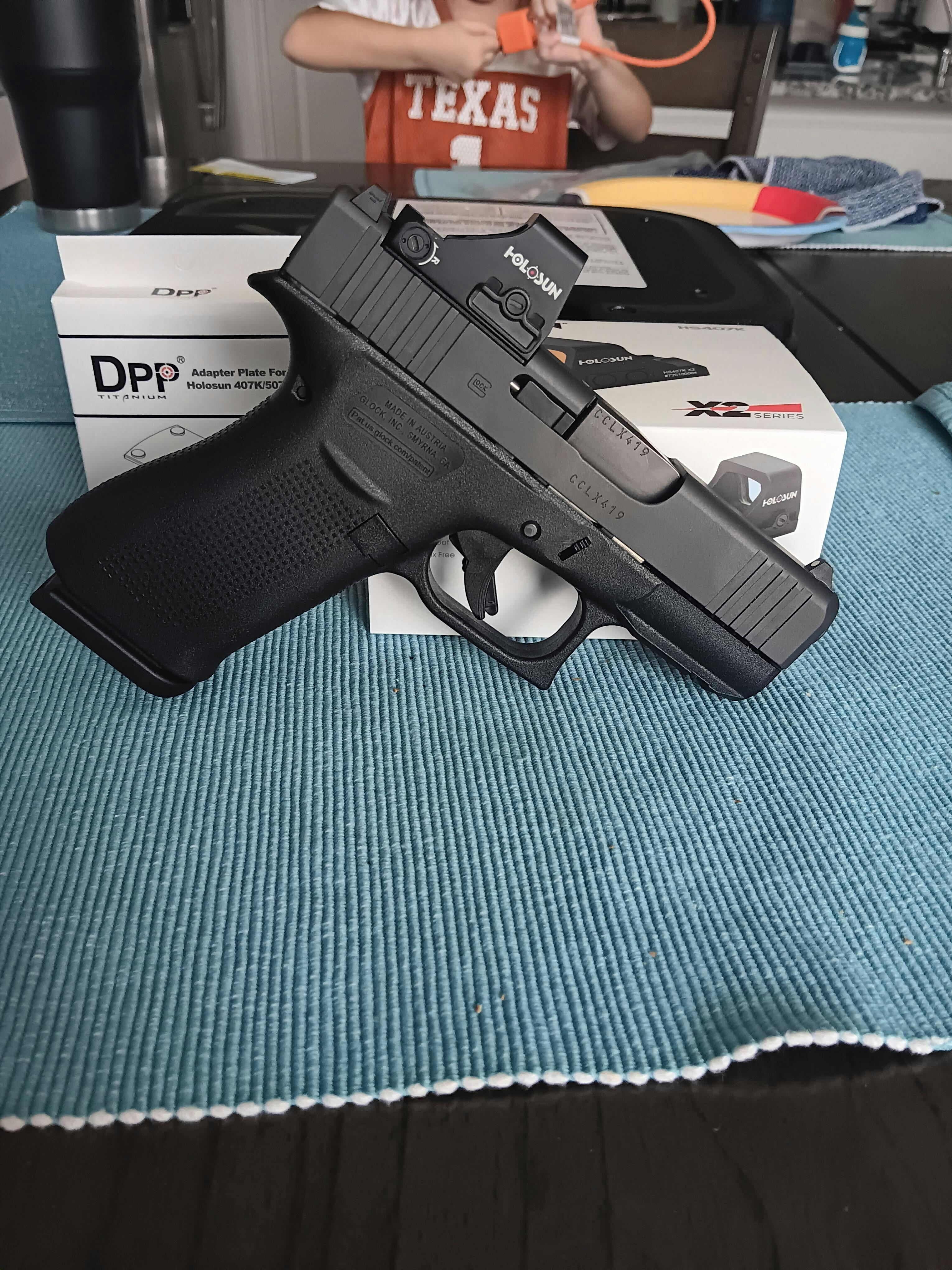 Glock 43X/48 MOS to Holosun 407K, 507K Adapter Plate - Aluminum - DPP ...