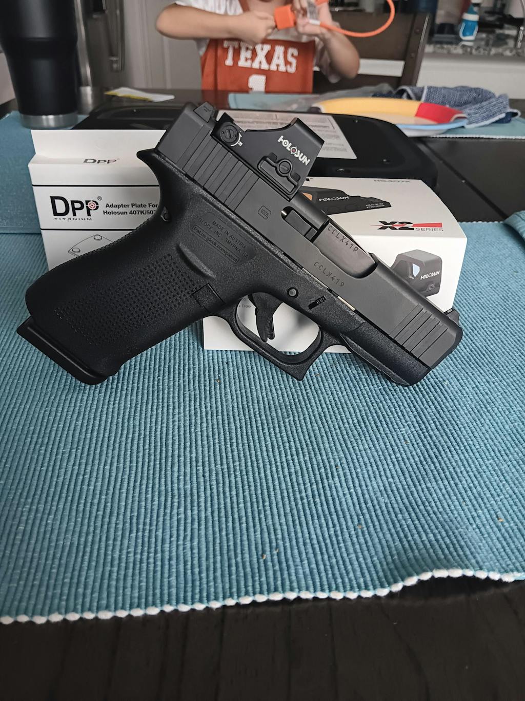 Glock 43X/48 MOS to Holosun 407K, 507K Adapter Plate - Aluminum - DPP ...