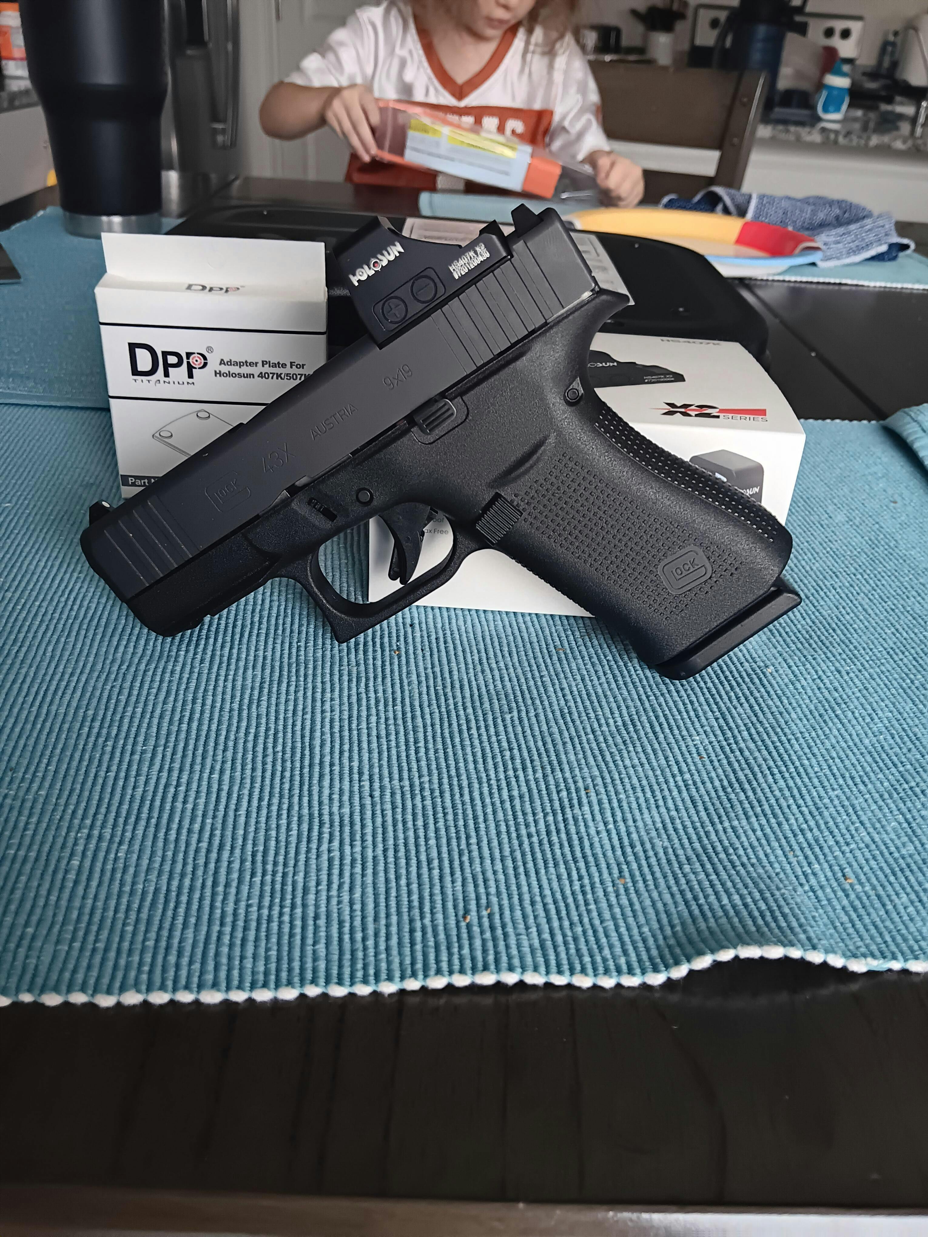 Glock 43X/48 MOS to Holosun 407K, 507K Adapter Plate - Aluminum - DPP ...