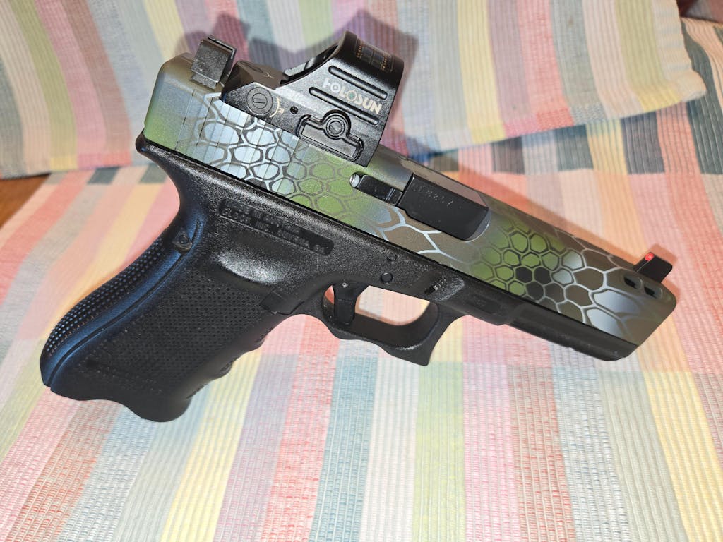 Holosun 507C X2 Green Dot ACSS Vulcan Reticle, RMR Footprint, Solar Fa ...