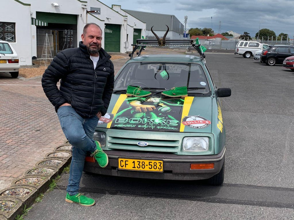 Hunter Vellie Unisex Premium Suede Veldskoen - Bright Green