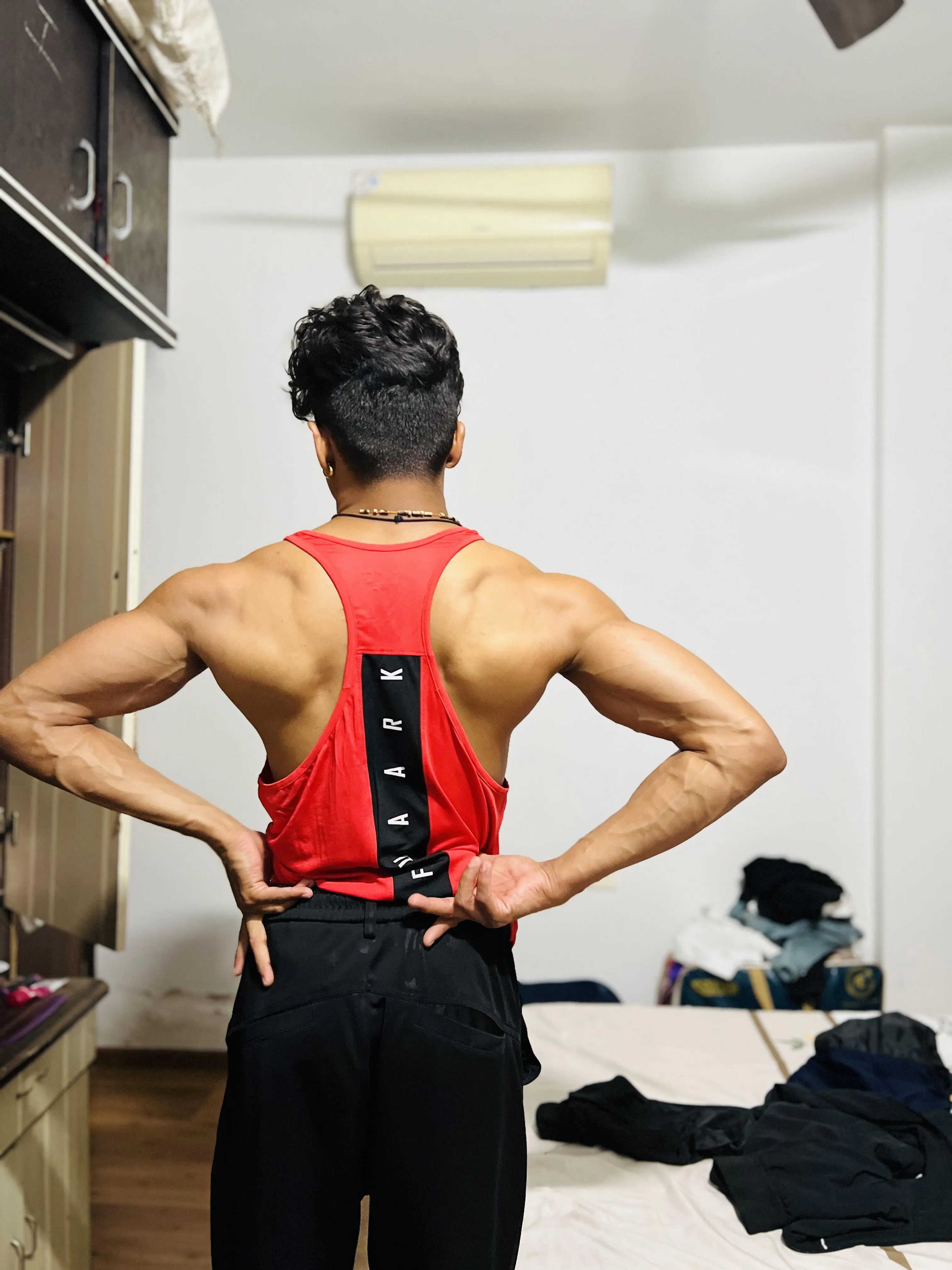 Buy Red Surge Stringer For Men Online at Fuaark From the Best Gymwear ...