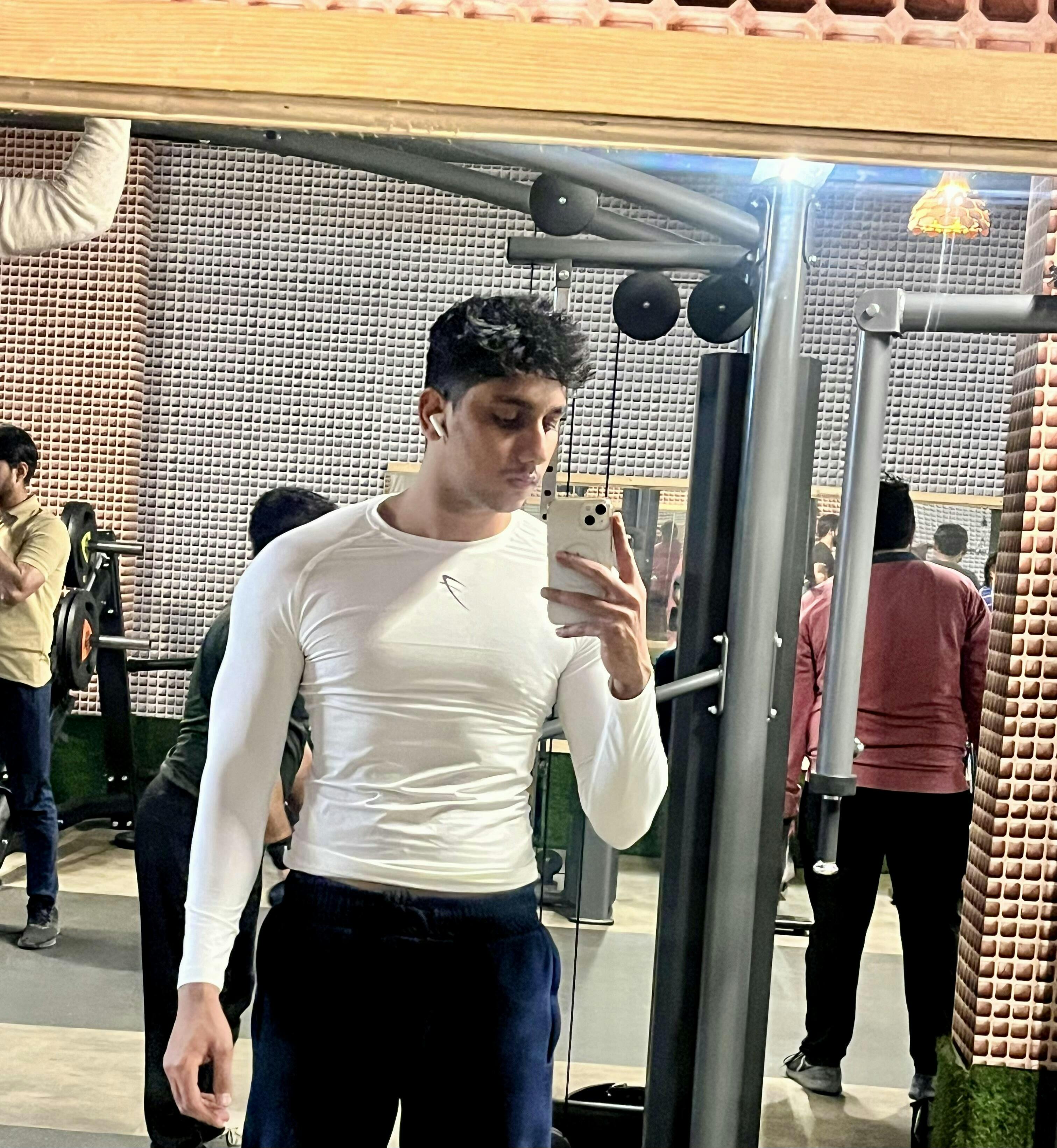 Buy White Compression Fullsleeves Tshirts for men online | Shop Gym ...