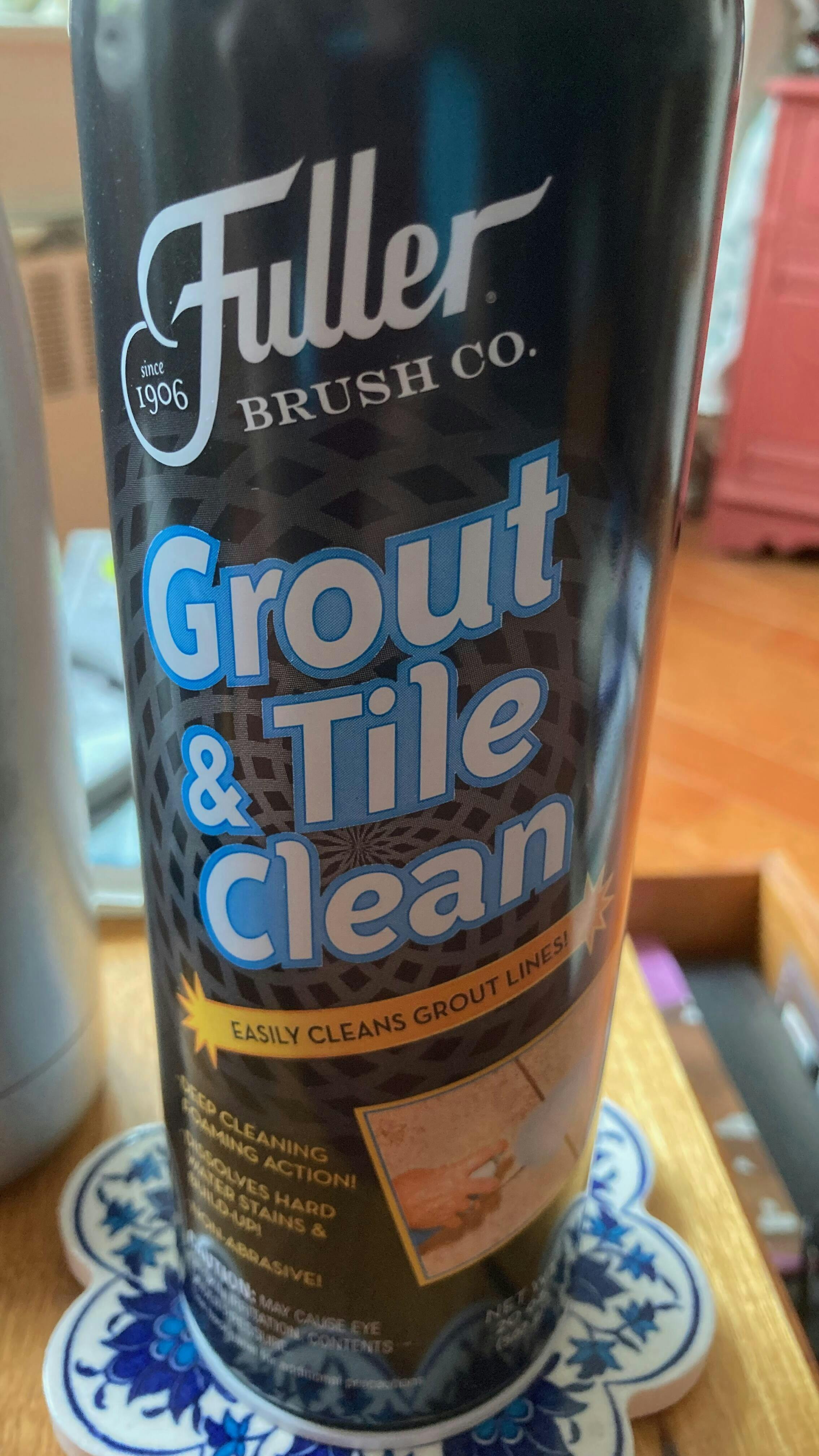 Grout & Tile Cleaner Spray + Grout Brush and Handle - Cleaning Agents ...