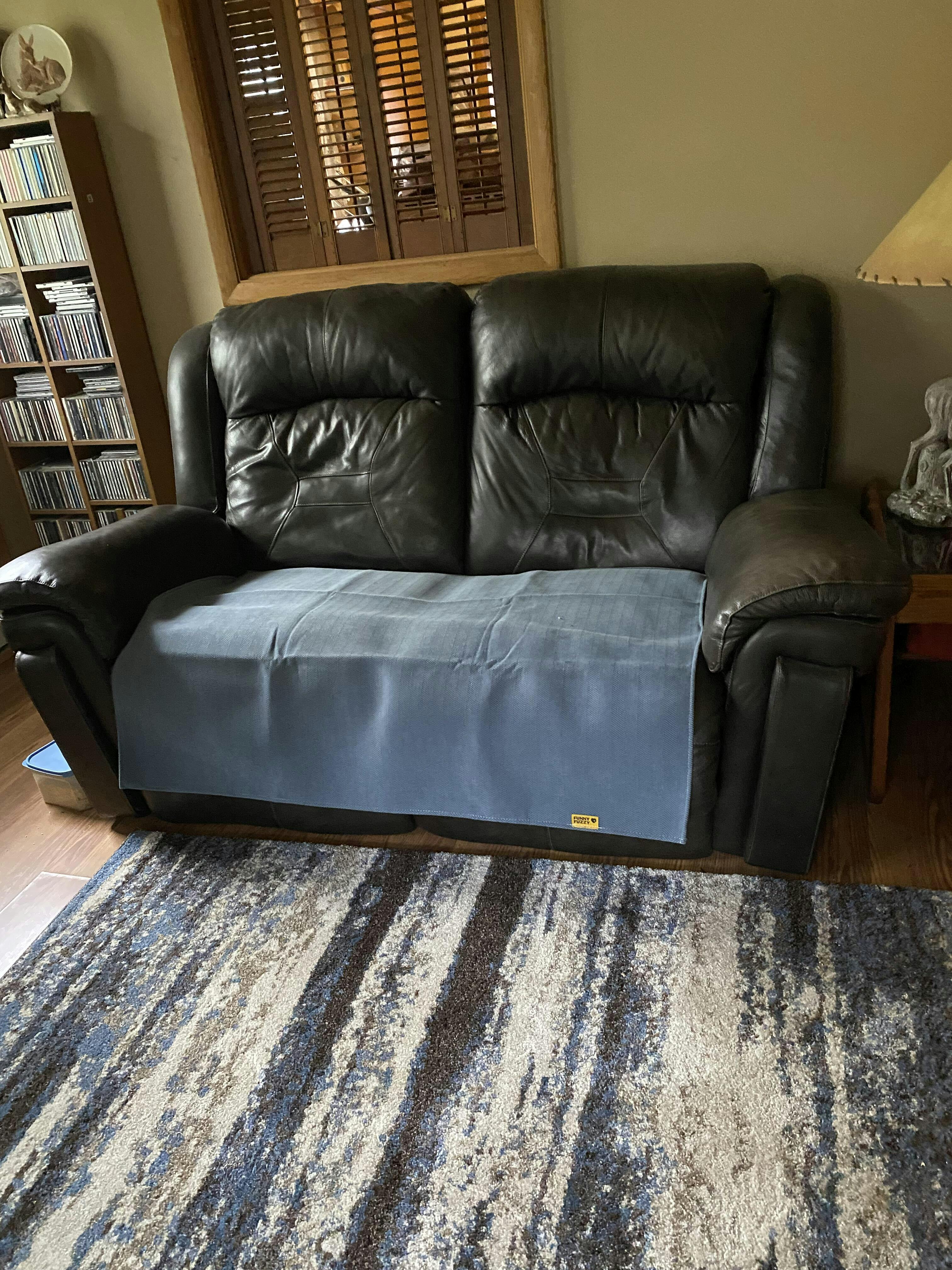 Herringbone Chenille Fabric Furniture Protector Couch Cover - FunnyFuzzy